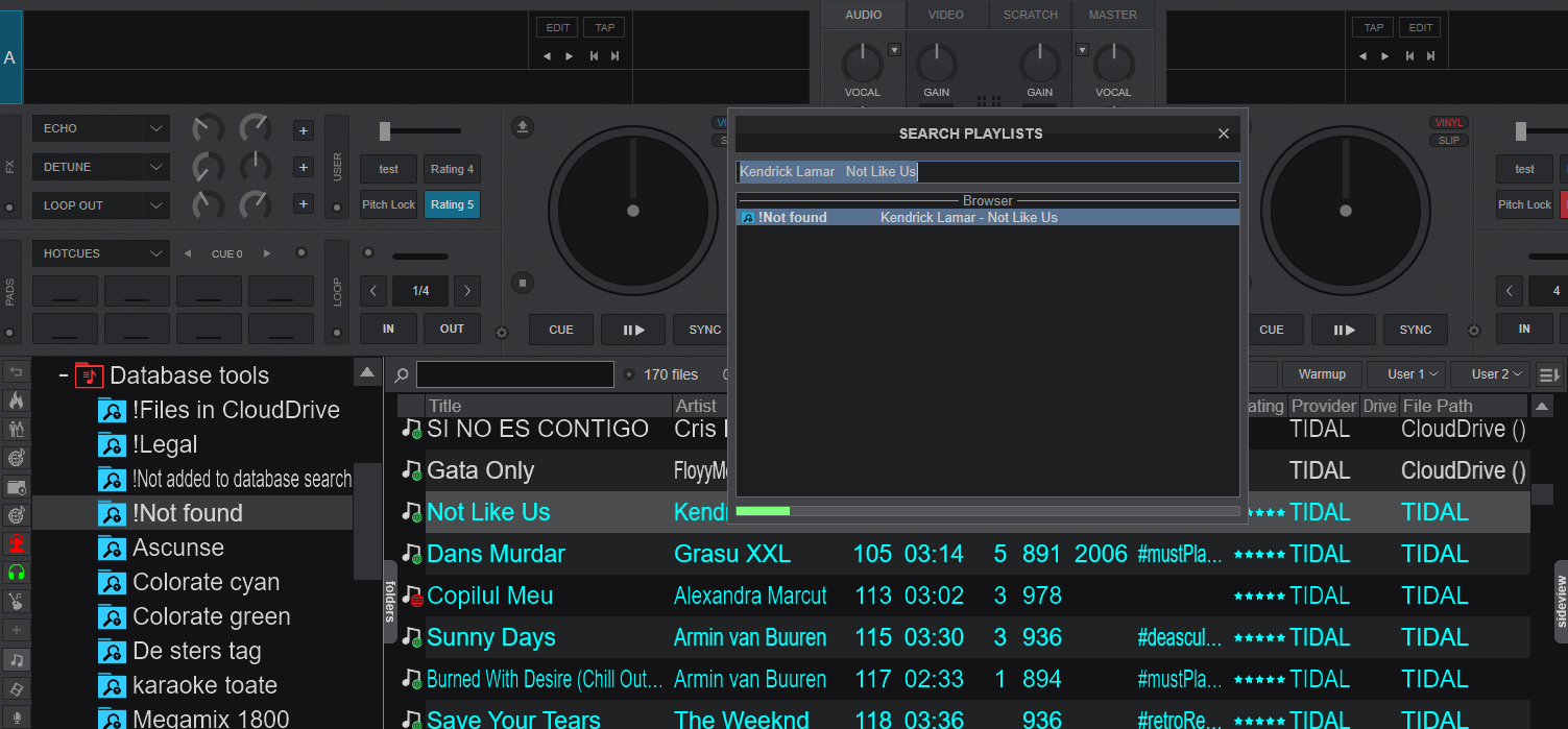 VirtualDJ - Virtualdj restarts when loading a file reported as not found